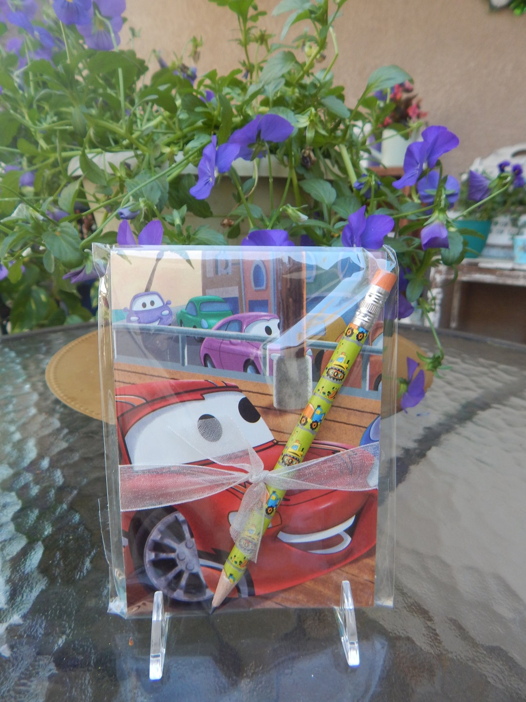 Up Cycled MINI Note Book Disney Cars - Etsy
