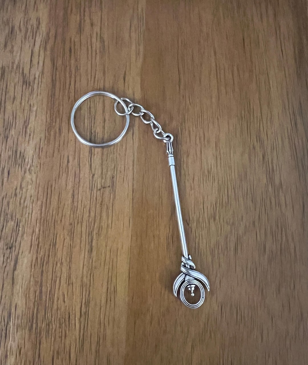 Wizard Staff Keychain - Etsy