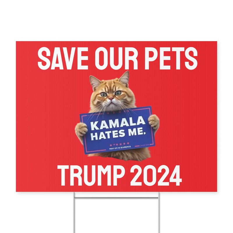 Cats for Trump Sign - Etsy