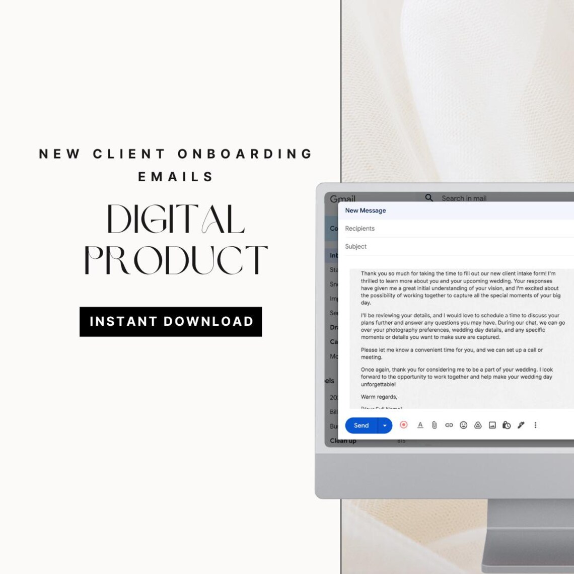 Photography Onboarding Emails Template Wedding Photography Business ...