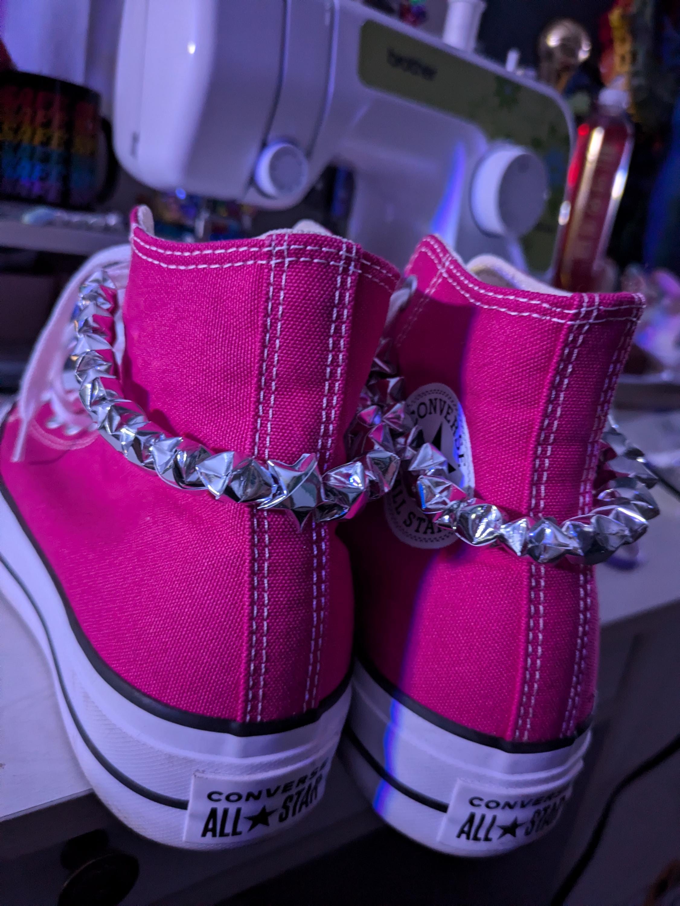 Converse Paper Star Shoelace Charm - Silver or Multicolor - One Size - Etsy