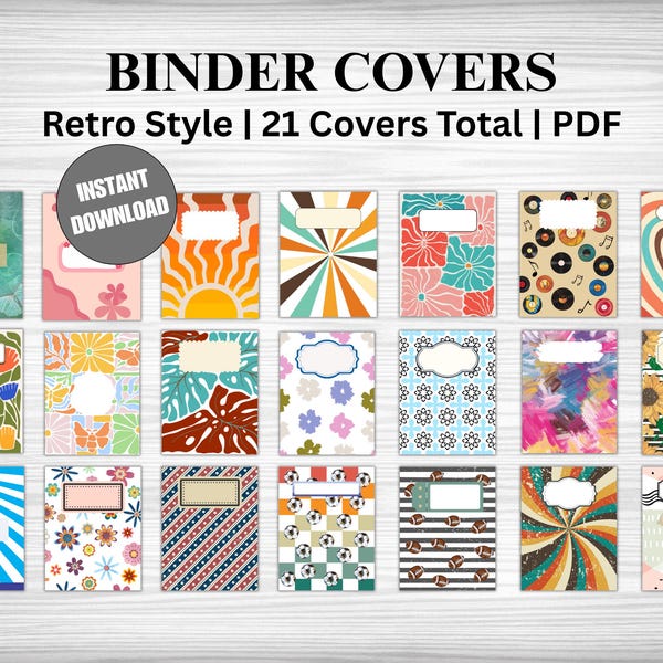 Subject Notebook Designs - Etsy