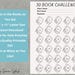 30 Book Challenge Printable: Reading Tracker (PDF) - Etsy