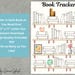 Book Tracker Printable | Bookshelf Reading Log | Reading Journal Page ...