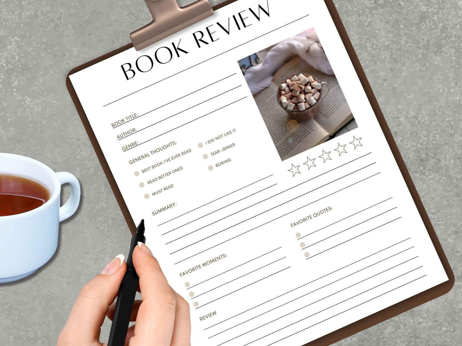 Book Review Bundle Printable: Reading Log & Tracker (PDF) - Etsy