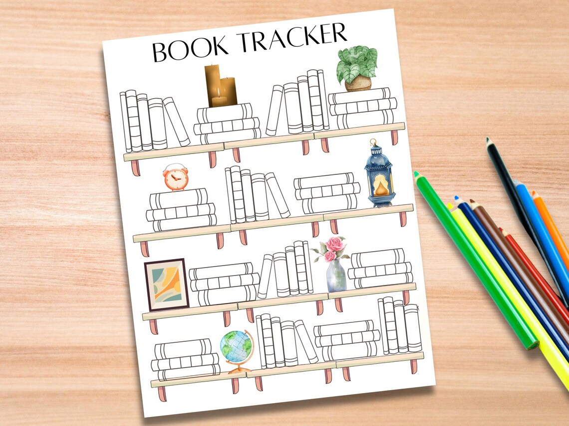 Book Review Bundle Printable Reading Log Book Tracker Reading Journal ...