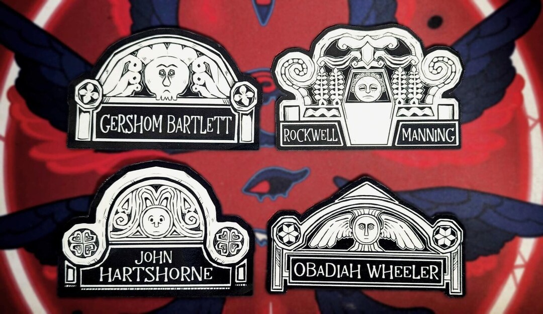 Old New England Cemetery Stone Stickers Several Varieties - Etsy