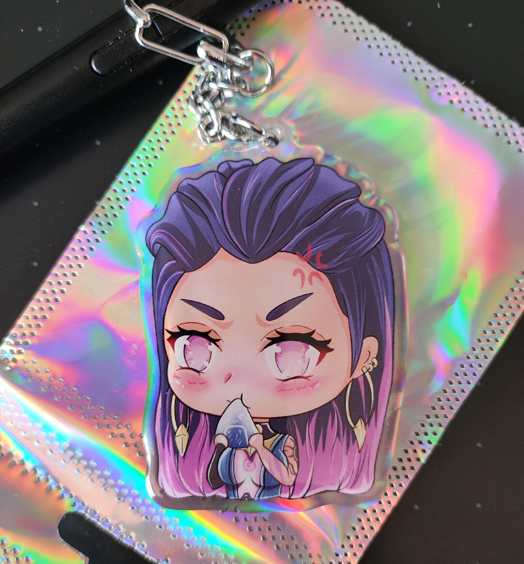 Reyna Valorant Epoxy Keychain Keyring Charm - Etsy