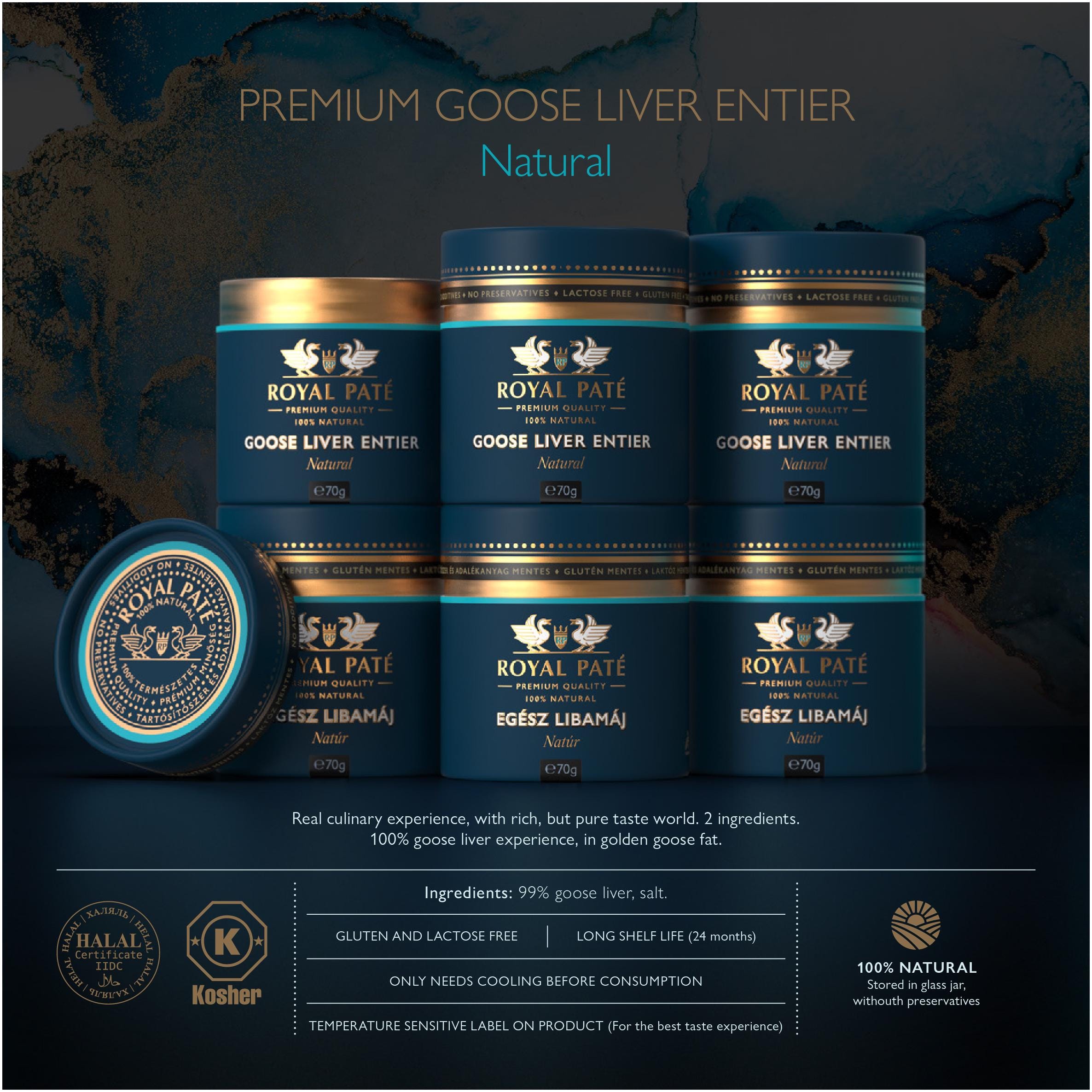 3x Royal Paté Goose Liver Entier – 100% Natural, 70g - Etsy