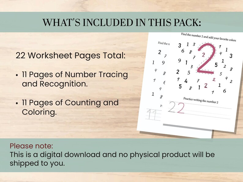 22 Printable Number Tracing Worksheets for Kids | Traceable Numbers 0 ...