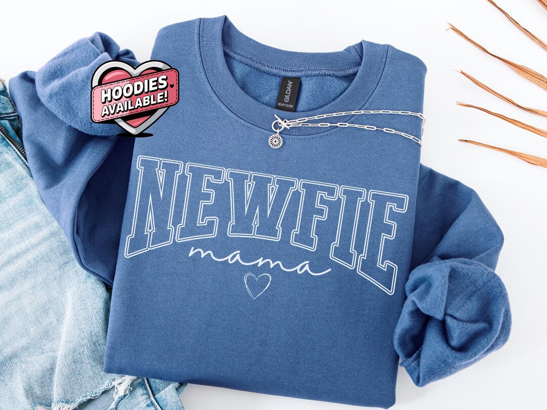Newfie Mama Sweatshirt, Newfie Mama Hoodie, Newfie Dog Mom Sweater ...