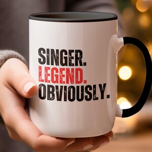 Singer Mug, Christmas Gift, Birthday Gift, Gift for Singers, Gift for ...