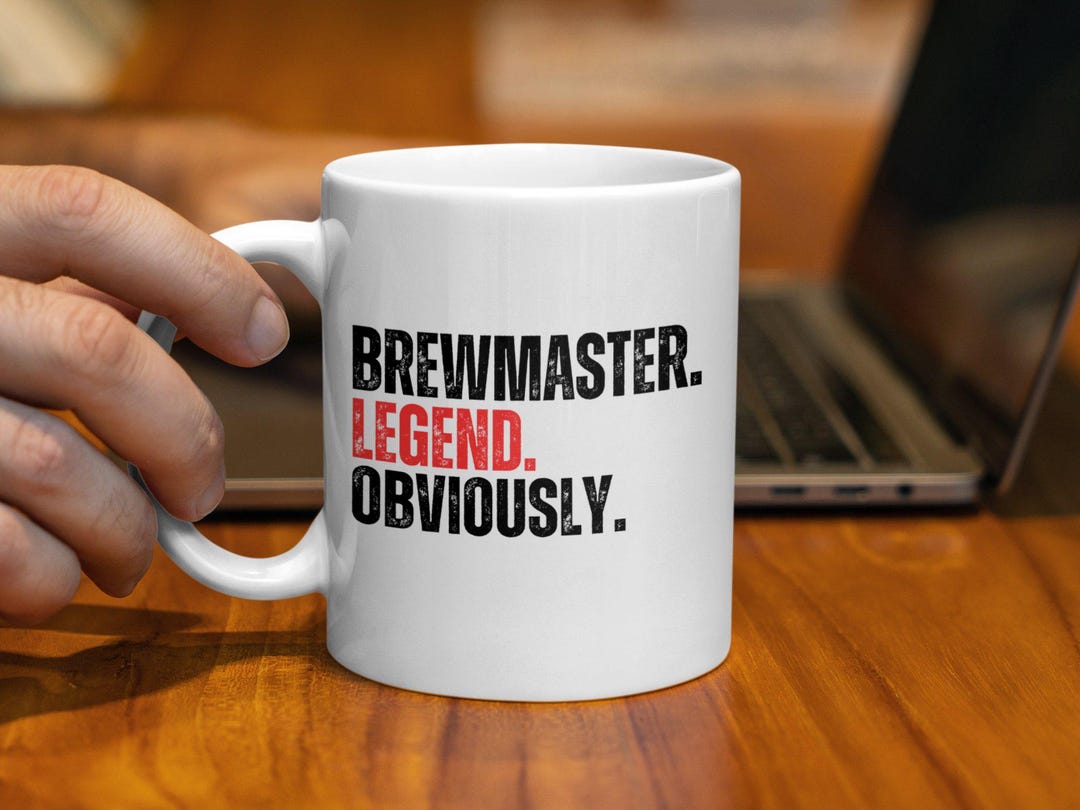 Brewmaster Mug, Beer Brewing Gift Idea, Home Brew Coffee Mug Christmas ...