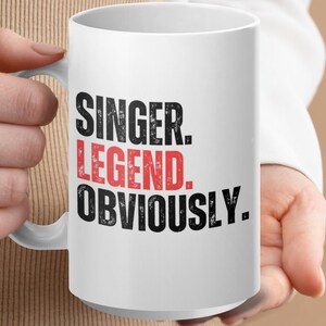 Singer Mug, Christmas Gift, Birthday Gift, Gift for Singers, Gift for ...