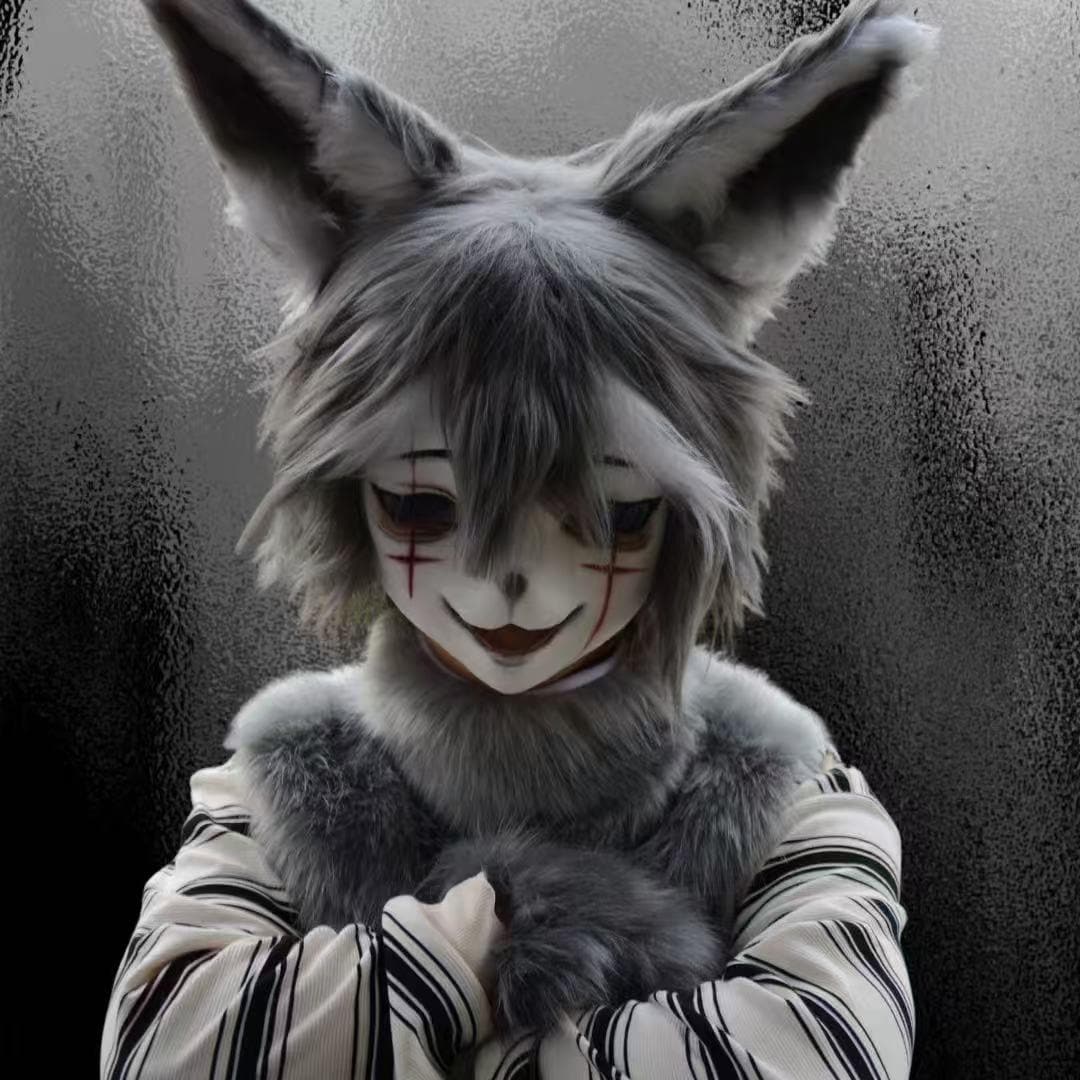 Grey Wolf Fursuit Head-finished Fursuit Mask,premade Kig Head ,kigrumi ...