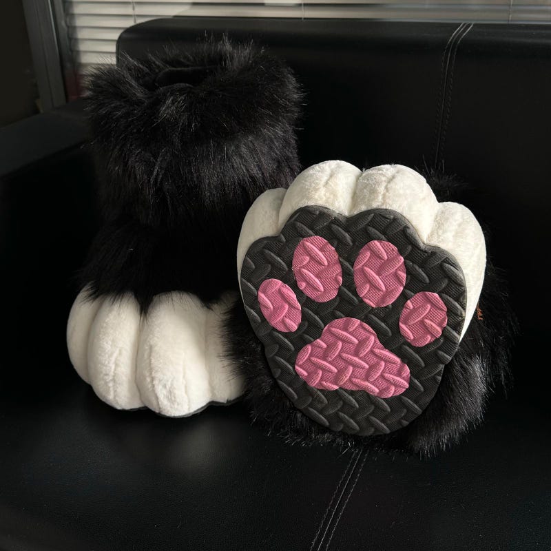 Furry Feet Paws - Etsy