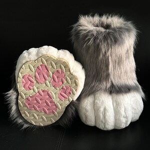 Fursuit Head With Four Limbs Fursuit Feet&paws Set With Tail Full Set ...