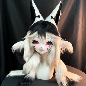 Seductive Evil Cat Fursuit Head Custom Fursuit Head Heavy Duty Hair ...