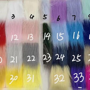 Customizable Fursuit Scarf With Bow,fluffy Neck for Fursurit,neck Fur ...