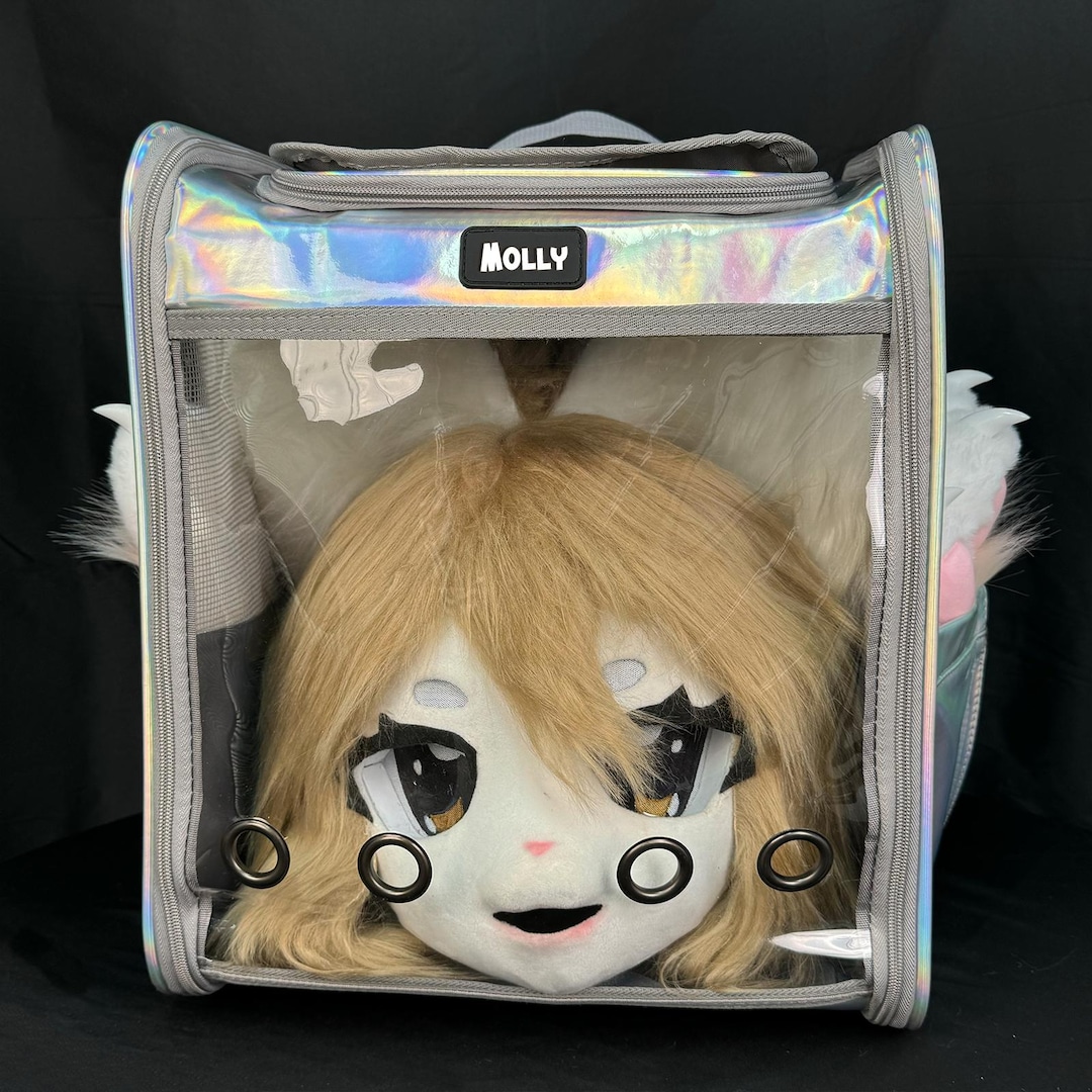 Fursuit Backpack for Kig& Kemono Mask Fursuit Mask Bag Cosplay ...