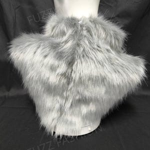 Customizable Fursuit Scarf With Bow,fluffy Neck for Fursurit,neck Fur ...