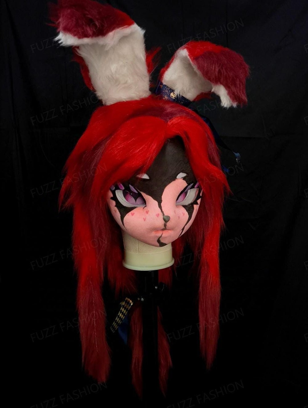 Rose Rabbit-finished Rabbit Fursuit Head, Fursuit Mask,premade Kig Head ...