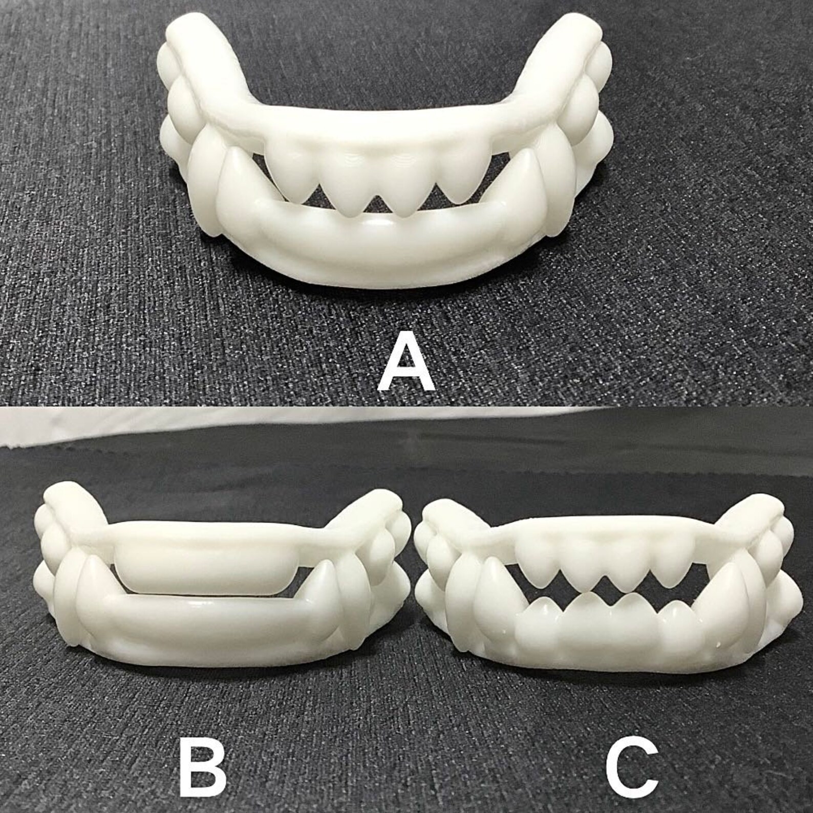 Fursuit Teeth-3d Print Fangs for Kemono Fursuit,fursuit Accessories ...