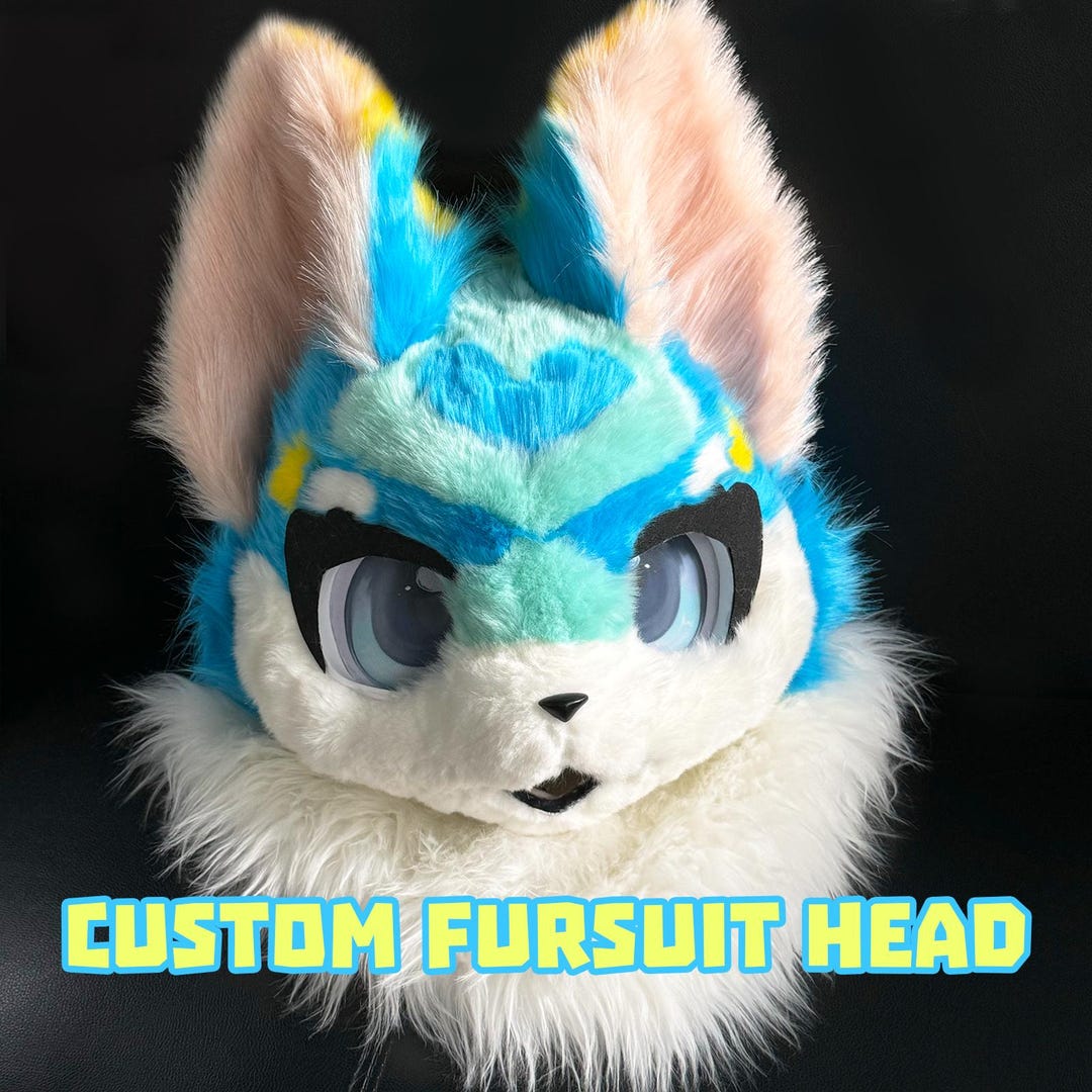 Kemono Fursuit Head Japanese Fursuit Head Commission Open for Kigurumi ...