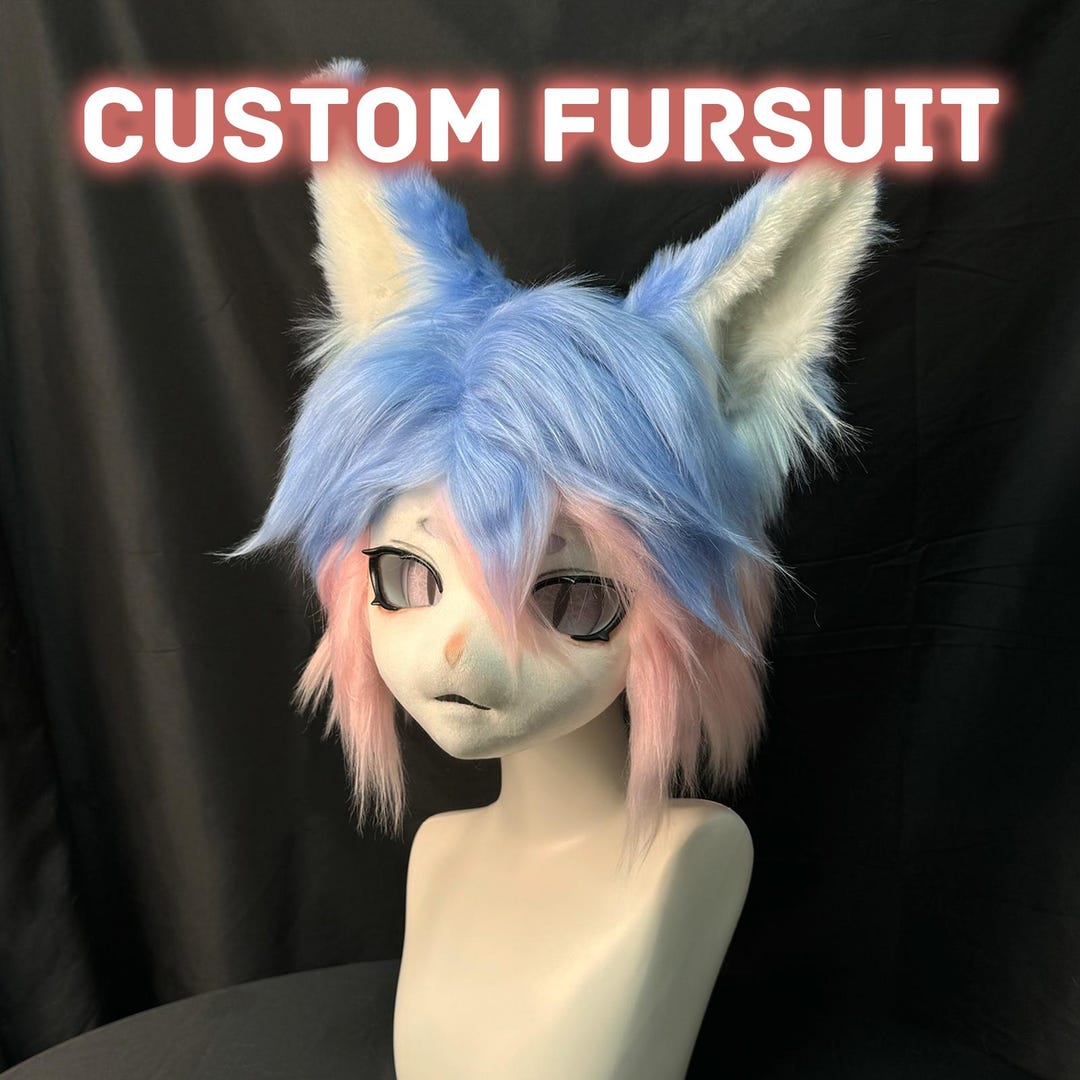 Custom Fursuit Head Fursuit Commission Open Personalized Kigurumi Mask ...
