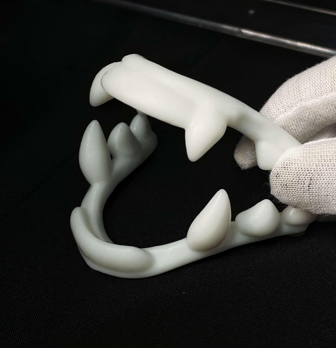 Fursuit Teeth 3D Printed Teeth Round Fangs Fursuit Accessories Gift for ...