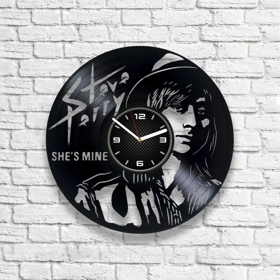 Steve Perry Vinyl Record Wall Clock, Journey Band Art, Rock Music Decor ...