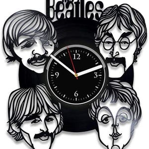 Beatles Band Vinyl Record Clock, Christmas Gift for Sister, Bedroom ...