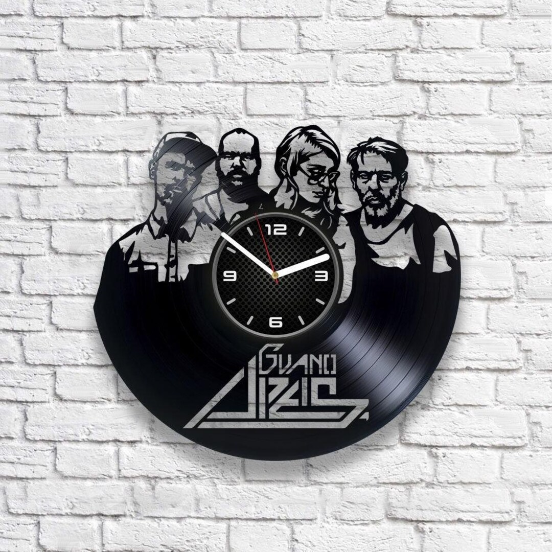 Guano Apes Band Vinyl Record Clock, Rock Music Wall Art, Modern Decor ...