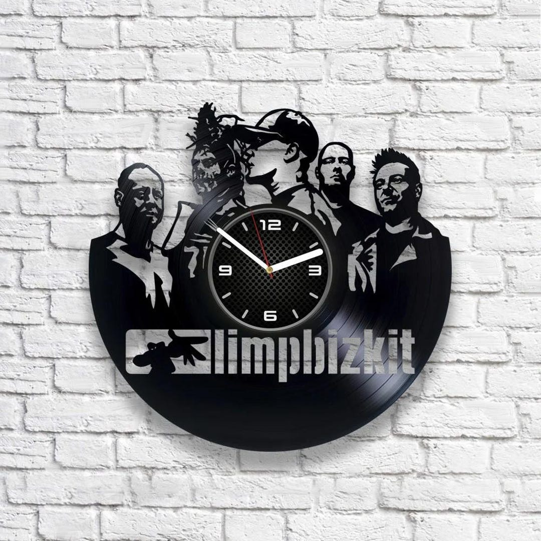 Limp Bizkit Vinyl Record Clock, Rap Music Wall Art, Nu Metal Band Decor ...