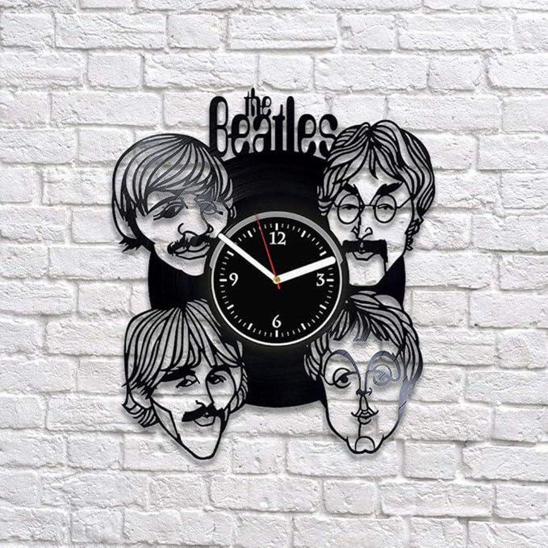 Beatles Band Vinyl Record Clock, Christmas Gift for Sister, Bedroom ...