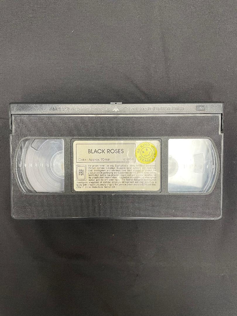 Black Roses VHS 3D Cover (1988) - Etsy