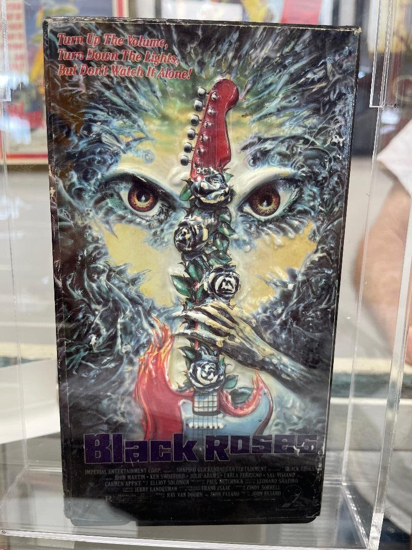 Black Roses VHS 3D Cover (1988) - Etsy