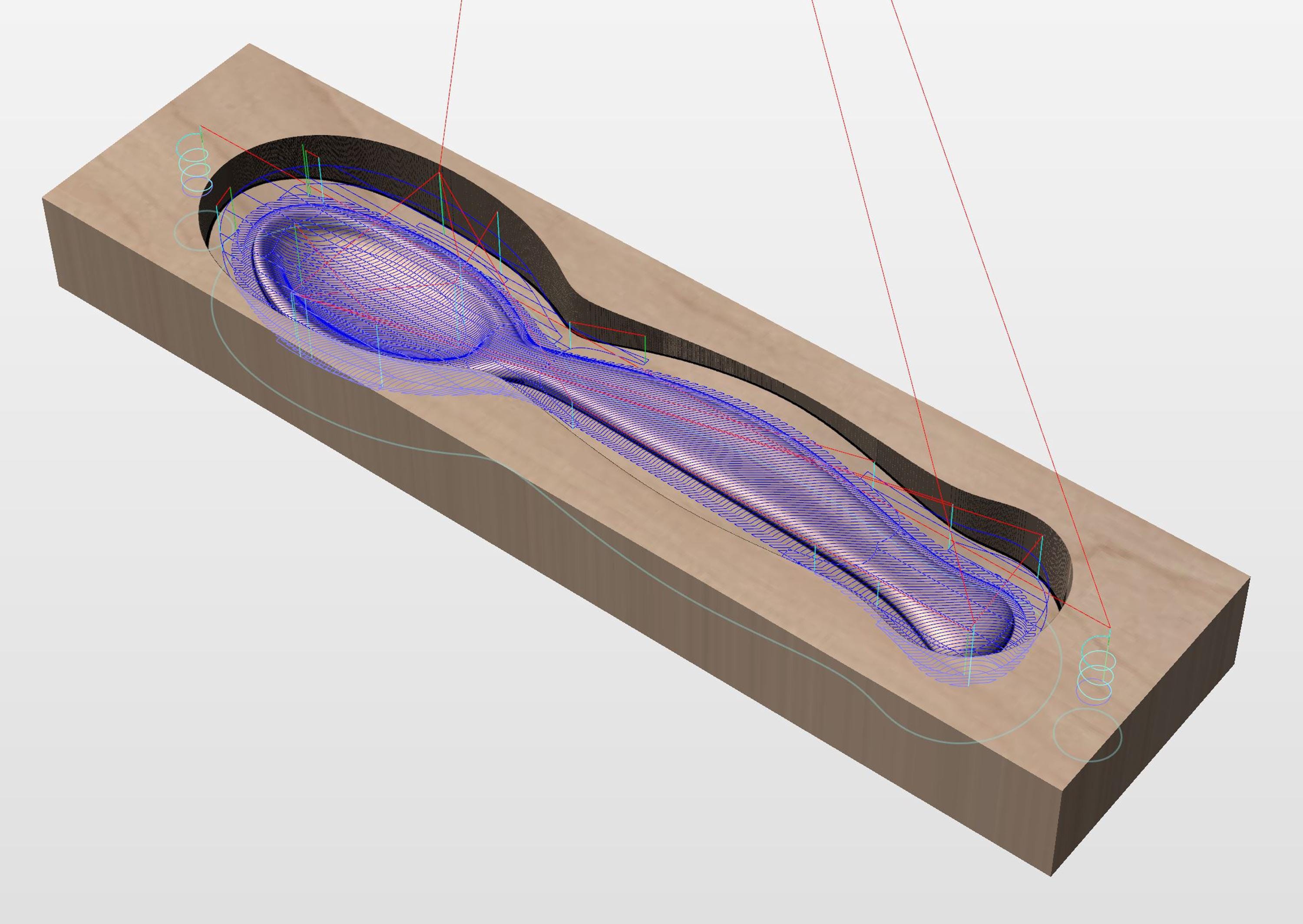 3D Eating Spoon Files for CNC - Multiple File Formats - Etsy