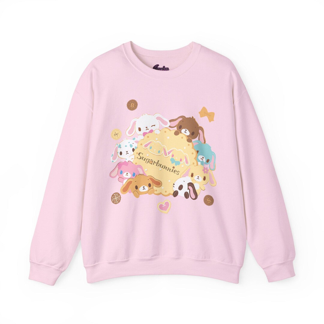 Cutecore Jojifuku Sweatshirt - Sanrio Sugar Bunnies - Shirousa Kurousa ...