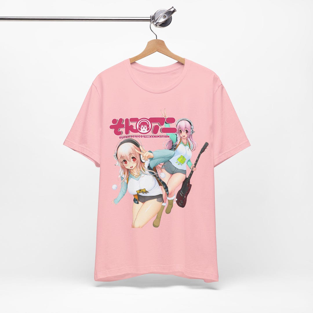 Soniani Cutecore Tee Kawaii Anime Super Sonico Shirt Pinkcore Jojifuku ...
