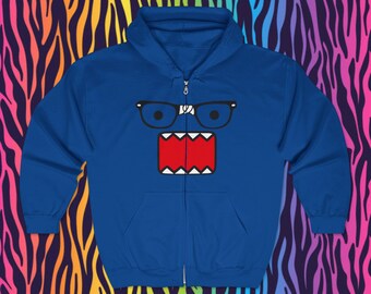 Domo Emo Scene Y2k Fashion Hoodie - Unisex Domo Kun Hoodie - 2000's ...