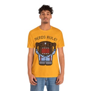 Domo Kun Tee - Unisex Nerd Rules! Cartoon Shirt - 2000's Hot Topic ...