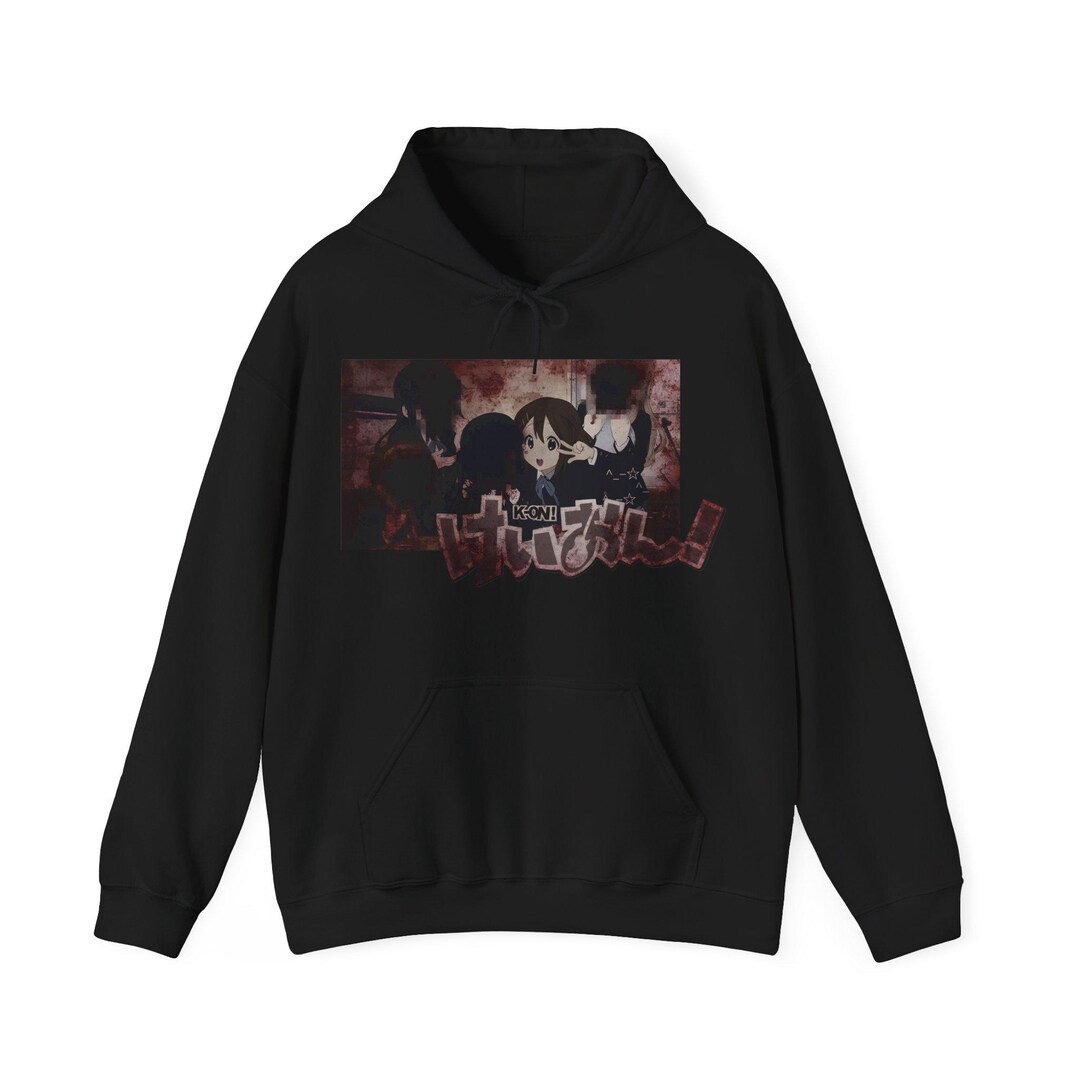 K-on Gore Hoodie - Anime Girl Music Band Sweatshirt - Gorecore Cute ...
