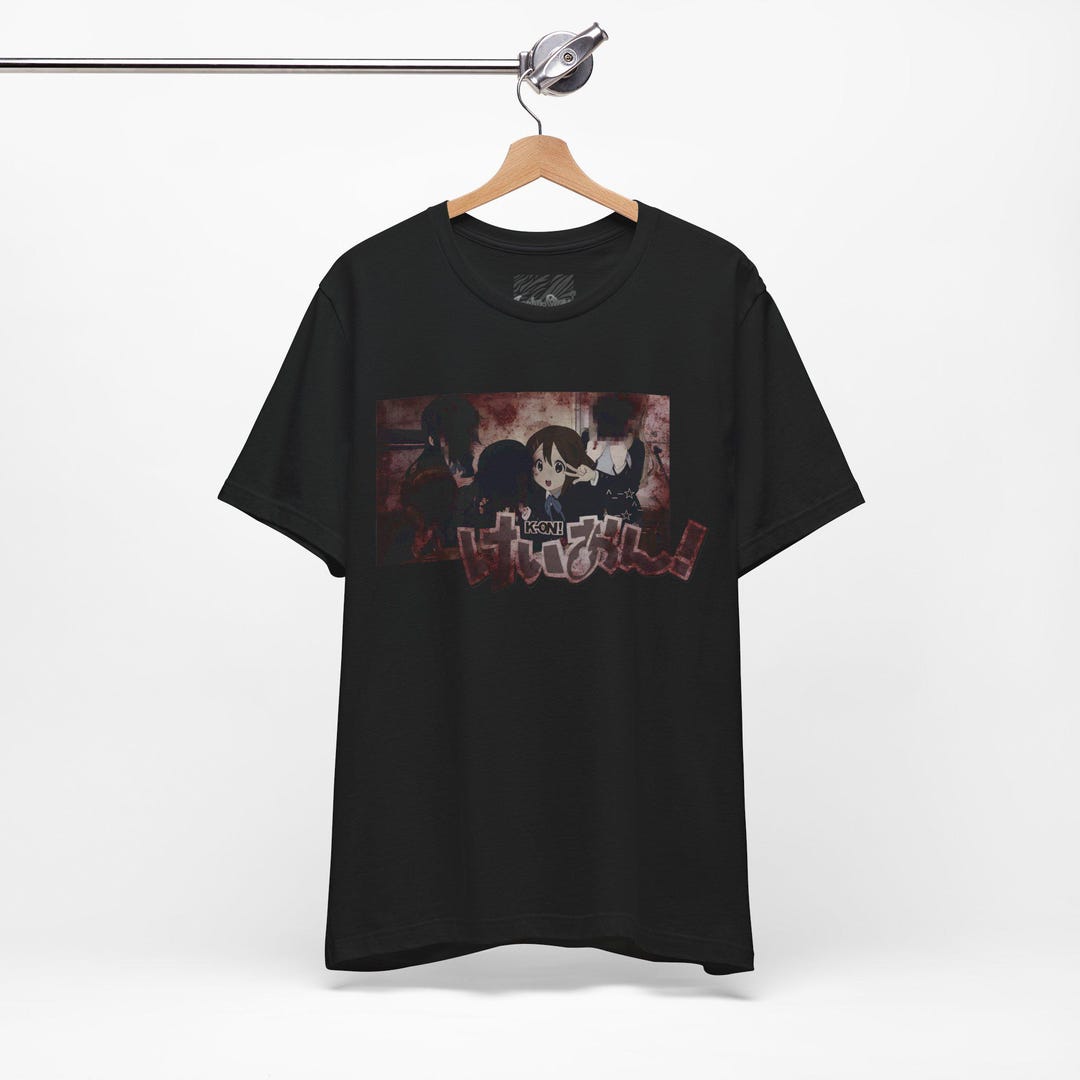 K-on Gore Tee - Anime Girl Music Band Shirt - Gorecore Cute Shirt ...