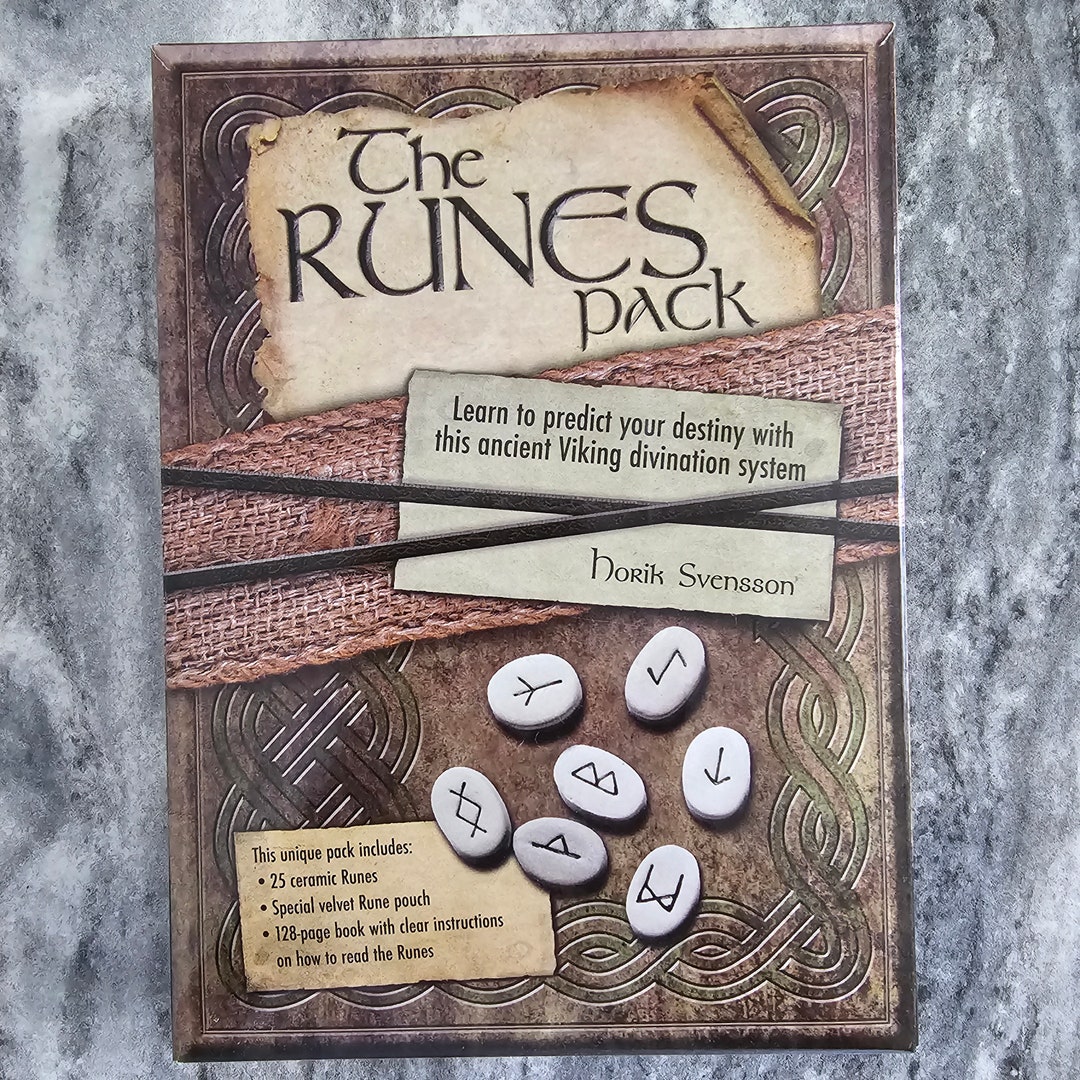 The Runes Pack Horik Svensson 25 Runes W/velvet Bag and Original Box ...