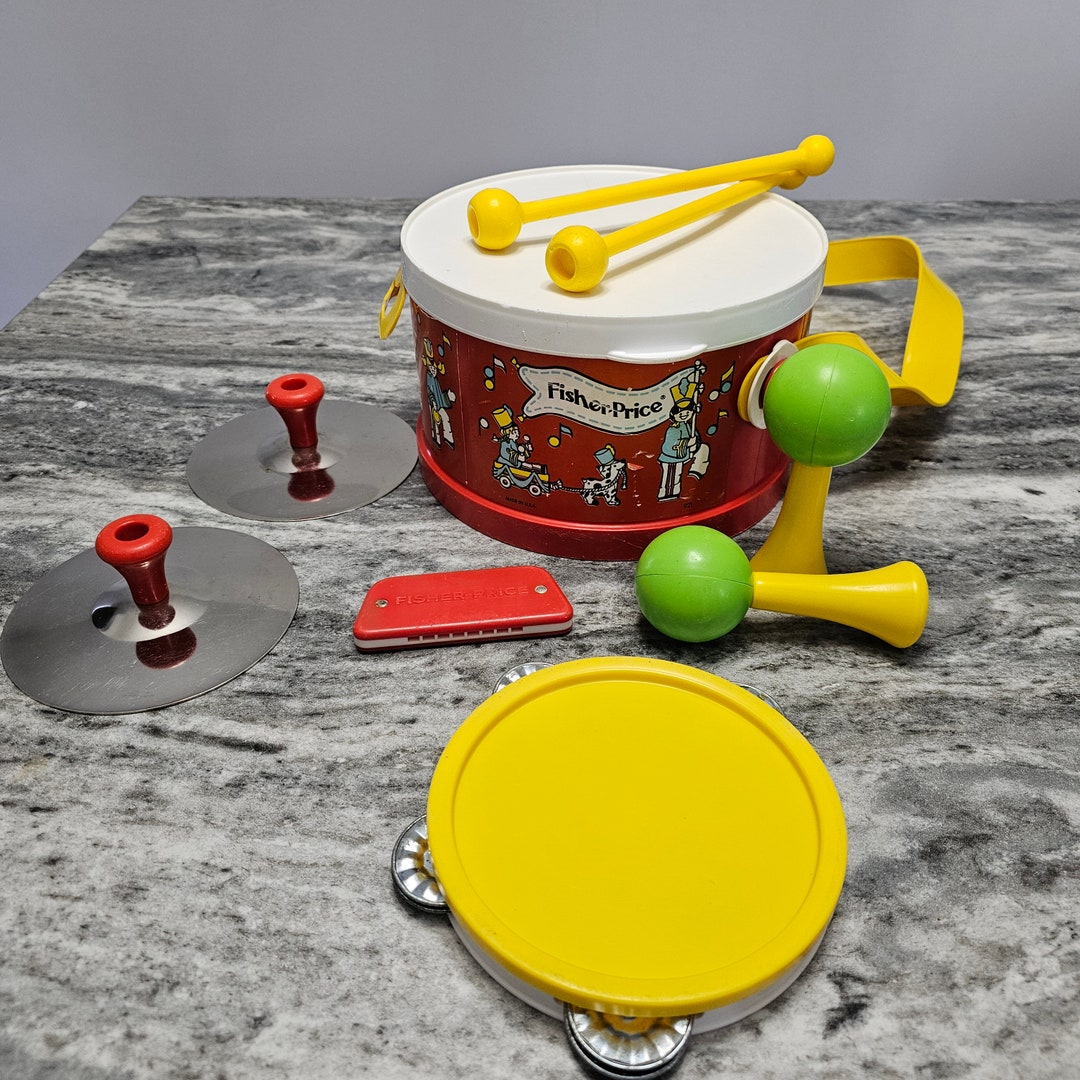 Fisher Price Marching Band Pretend Play Toy W/all 5 Instruments #921 ...