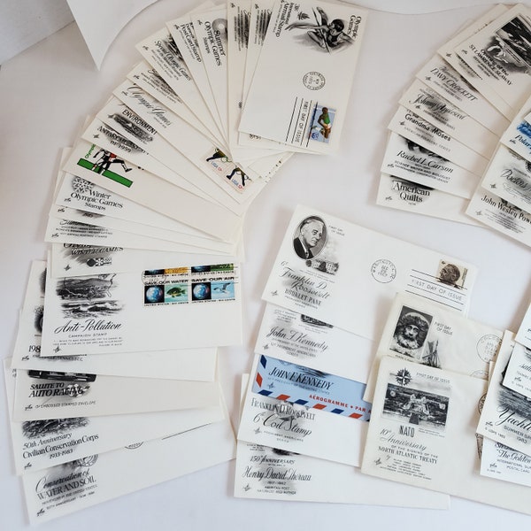 First Day of Issue Envelopes and Stamps - Etsy