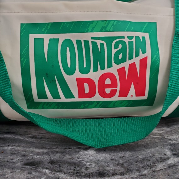 Vintage Mountain Dew Duffel Bag Nylon Travel Bag Gym … - Gem