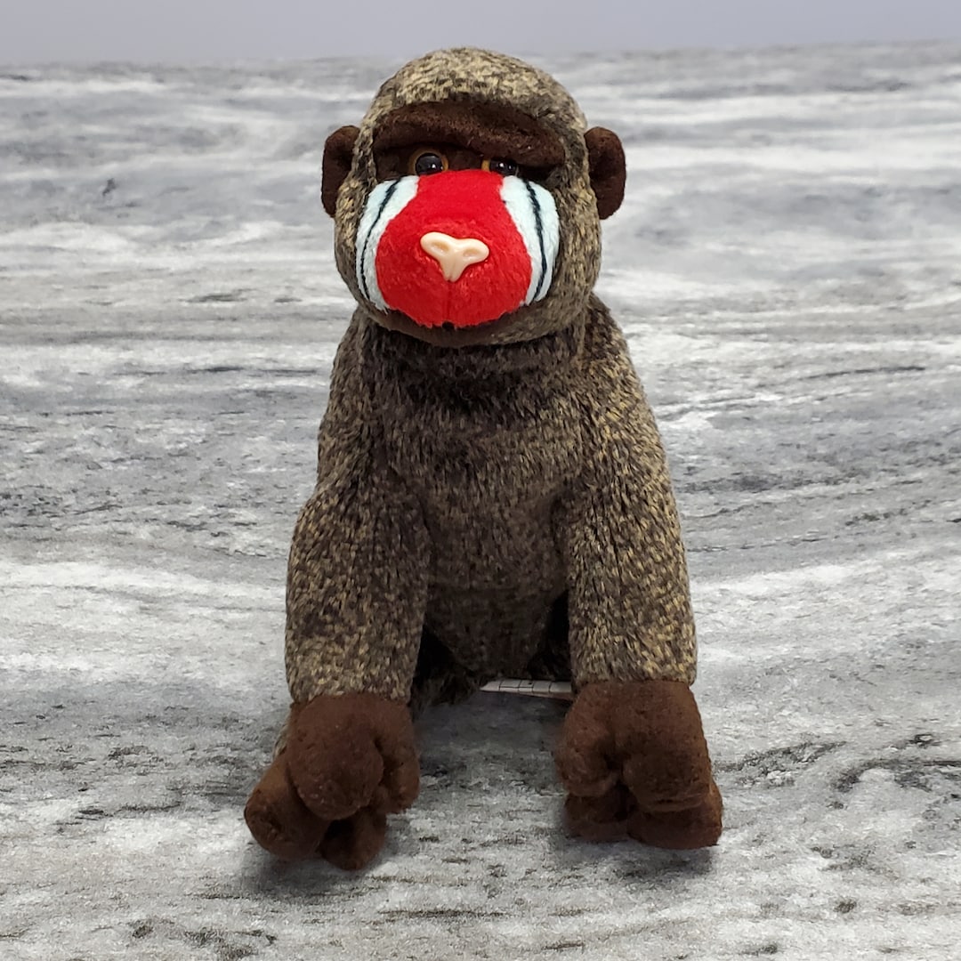TY Beanie Babies Cheeks Monkey Baboon Plush 1999 TY Monkey - Etsy