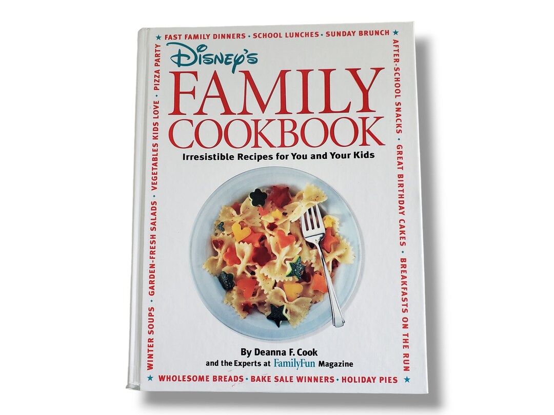 Disney's Family Cookbook 1996 Deanna F Cook - Etsy